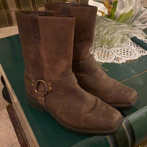 FRYE AND CO. | Shoes | Genuine Leather Frye Moto Boot | Poshmark